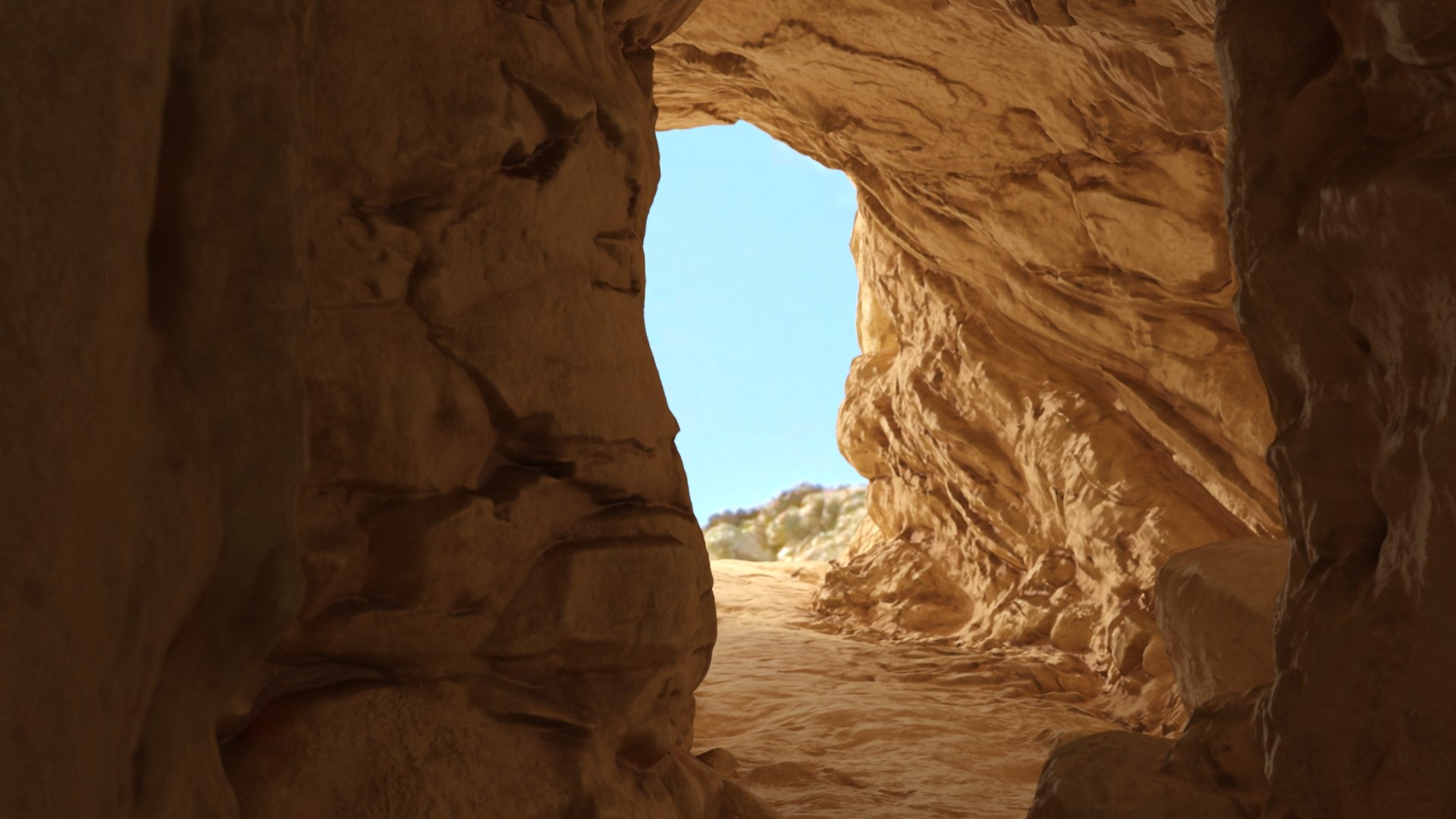 Realistic Cave Sandy Model - TurboSquid 2292744