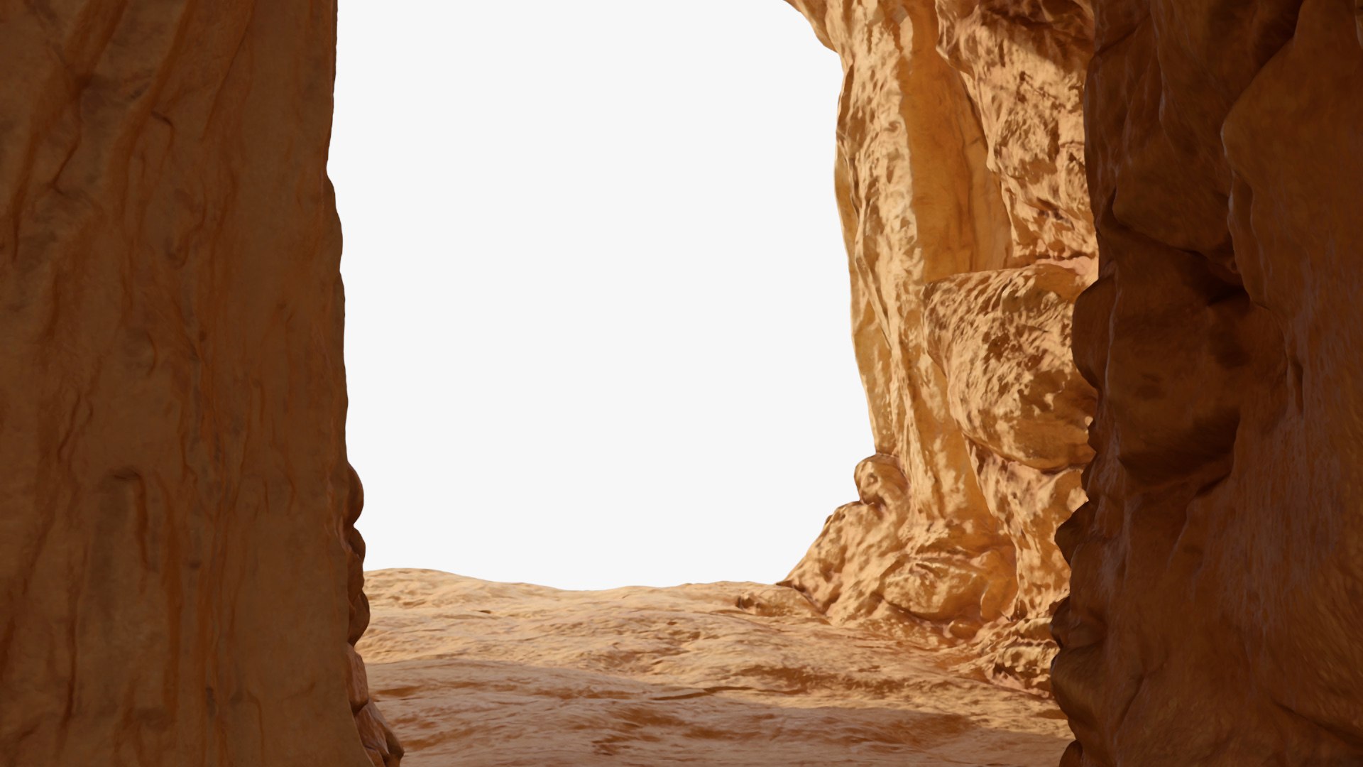 Realistic Cave Sandy Model - TurboSquid 2292744