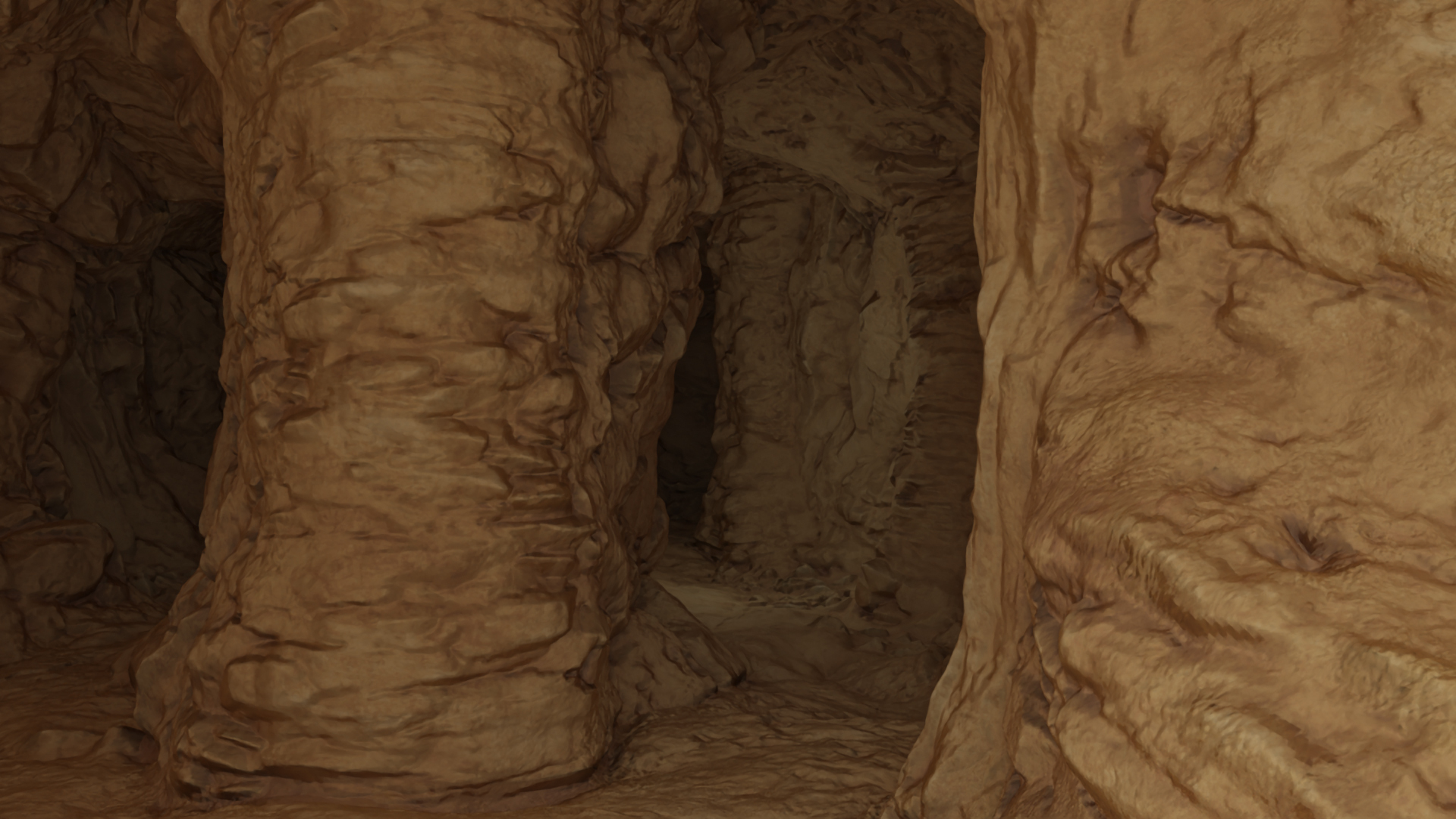 Realistic Cave Sandy Model - TurboSquid 2292744