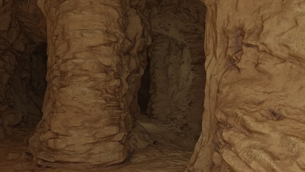modelo 3d Cueva realista de arena - TurboSquid 2292744