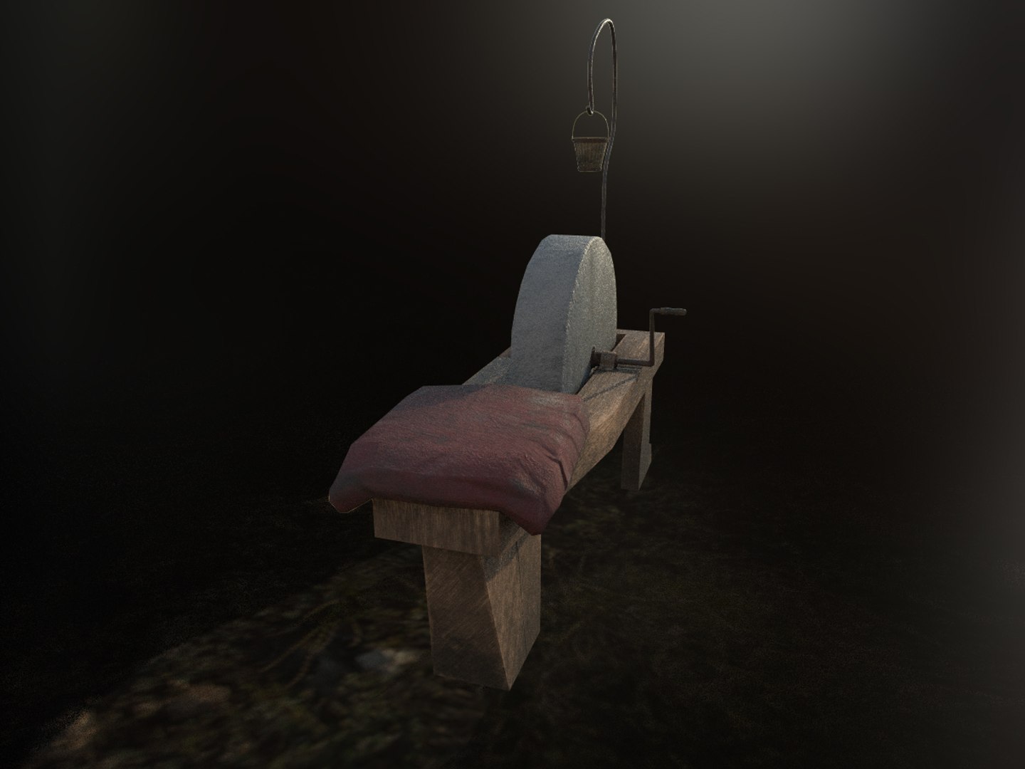 3D Medieval Grind Stone Lods - TurboSquid 1514896
