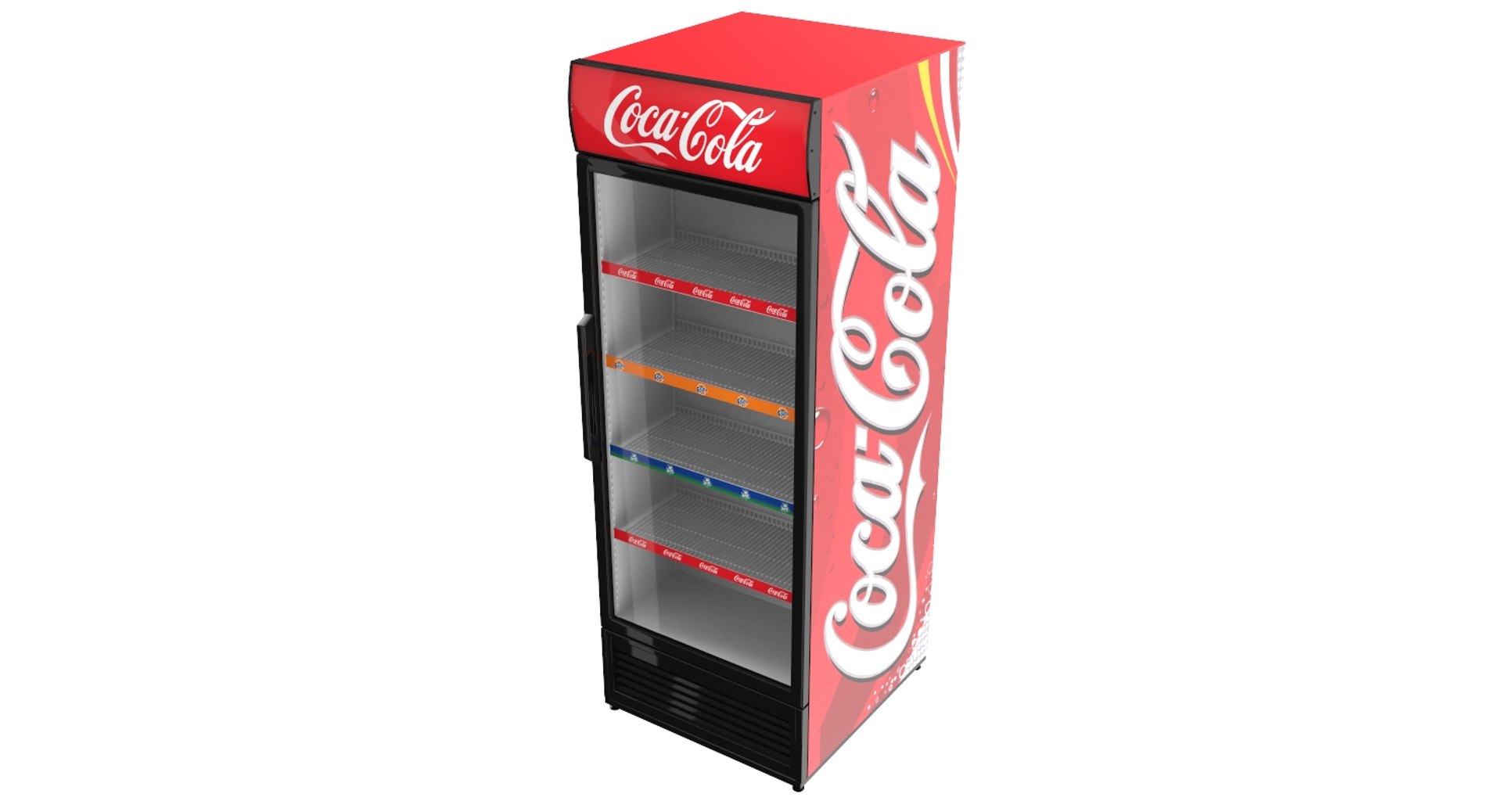 Single Double Coca Cola 3D Model - TurboSquid 1312734