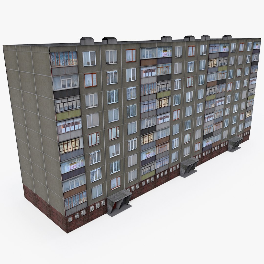 3D East Europe Building - TurboSquid 1194238