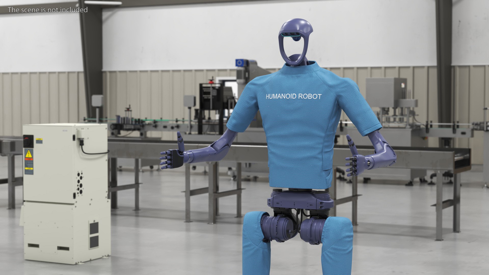 3d Humanoid Robot With Dexterous Hands Turbosquid 2328717