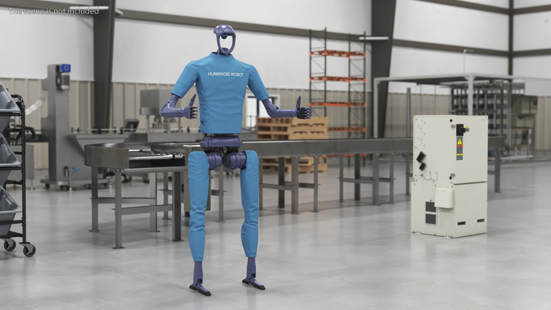 3D Humanoid Robot With Dexterous Hands - TurboSquid 2328717