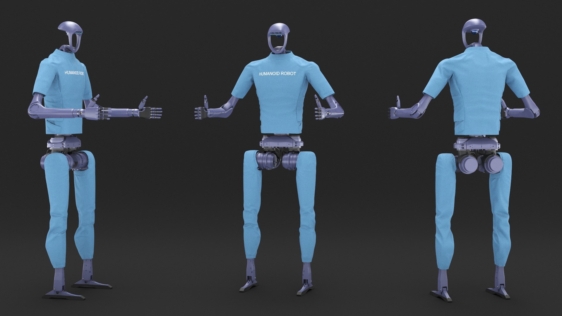 3D Humanoid Robot With Dexterous Hands - TurboSquid 2328717