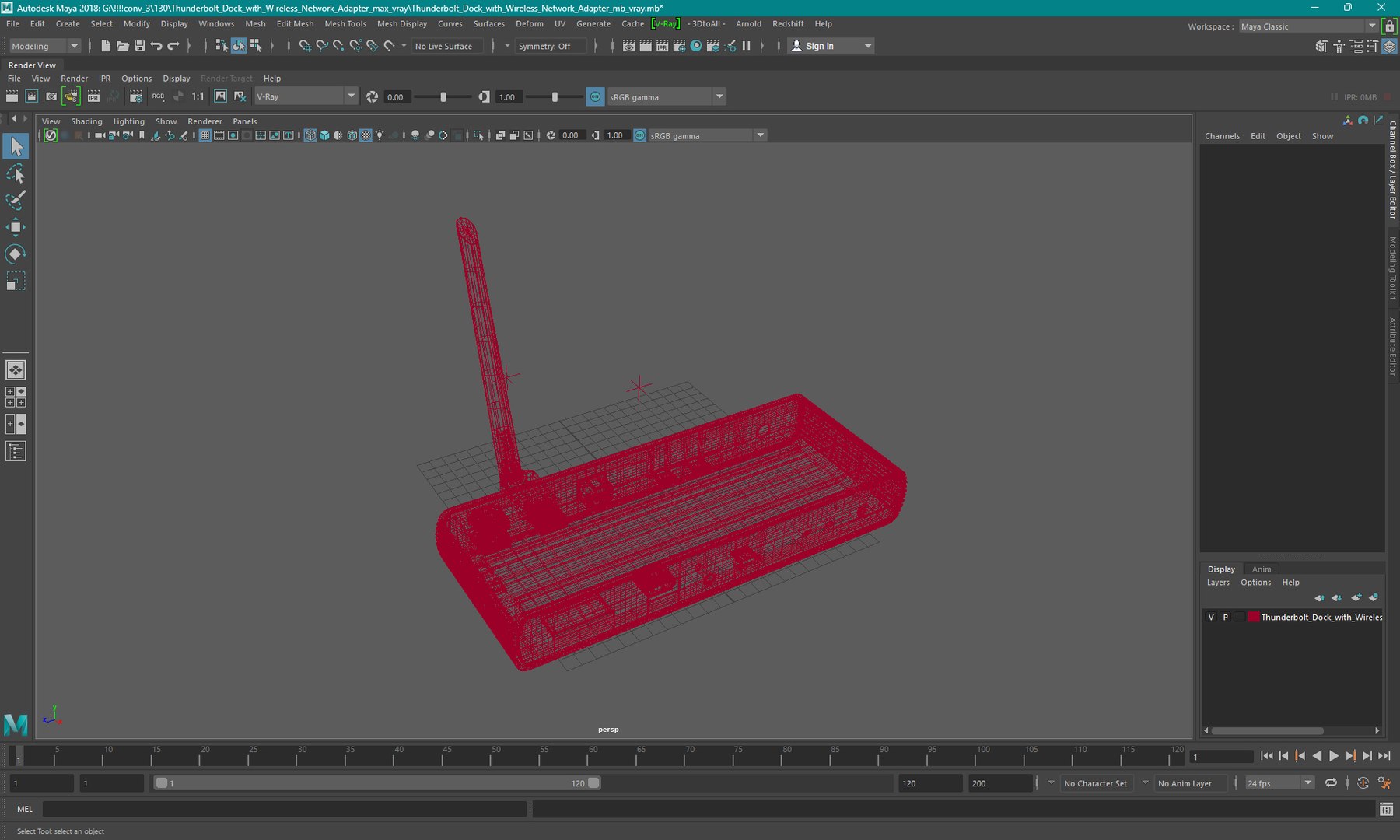 3D Thunderbolt Dock With Wireless Network Adapter - TurboSquid 2413121