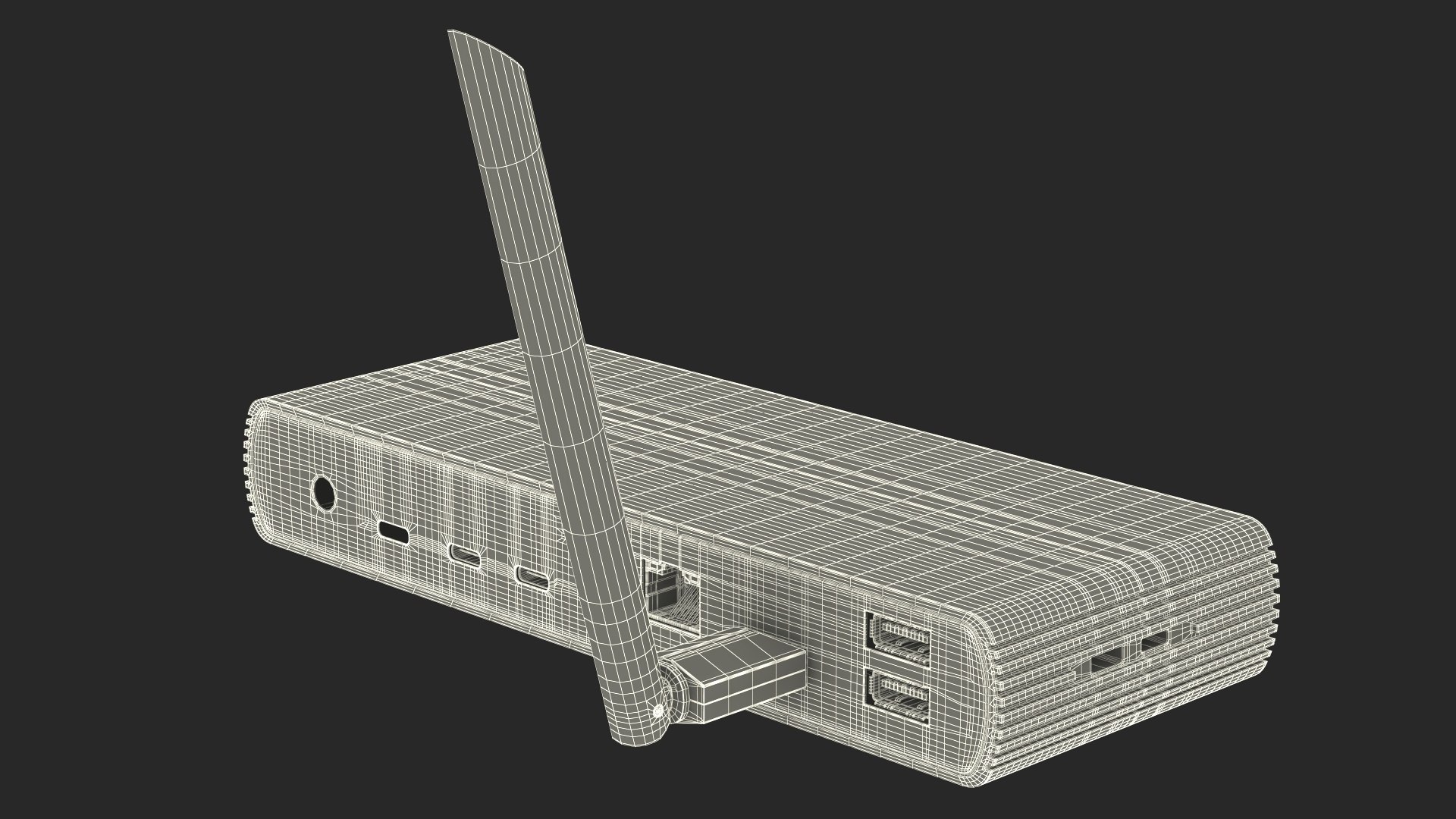 3D Thunderbolt Dock With Wireless Network Adapter - TurboSquid 2413121