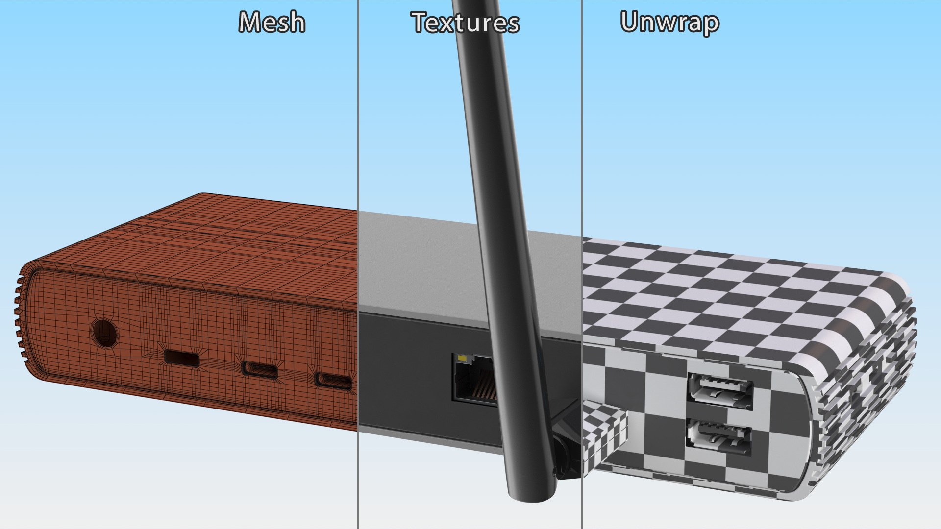 3D Thunderbolt Dock With Wireless Network Adapter - TurboSquid 2413121
