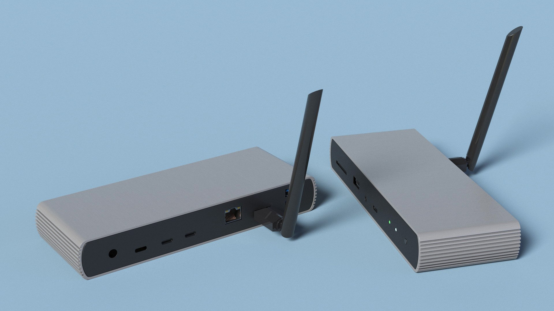 3D Thunderbolt Dock With Wireless Network Adapter - TurboSquid 2413121