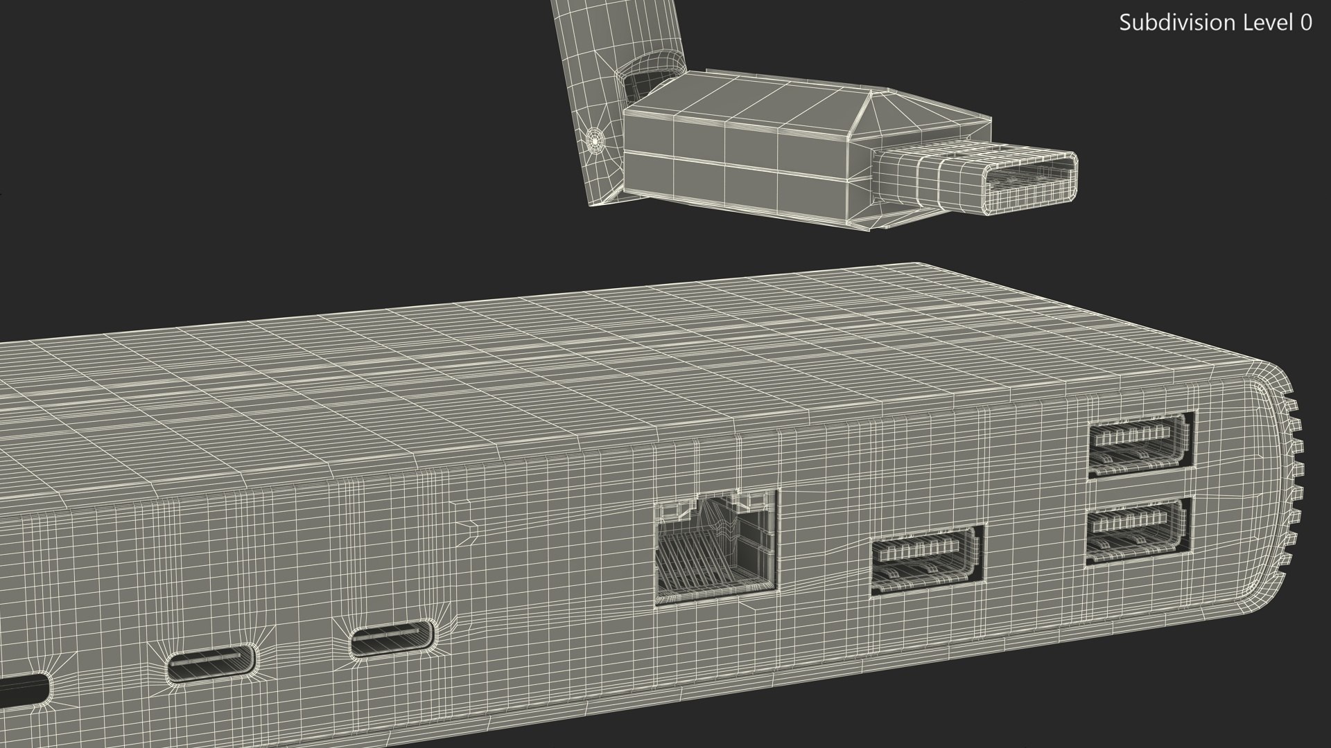3D Thunderbolt Dock With Wireless Network Adapter - TurboSquid 2413121