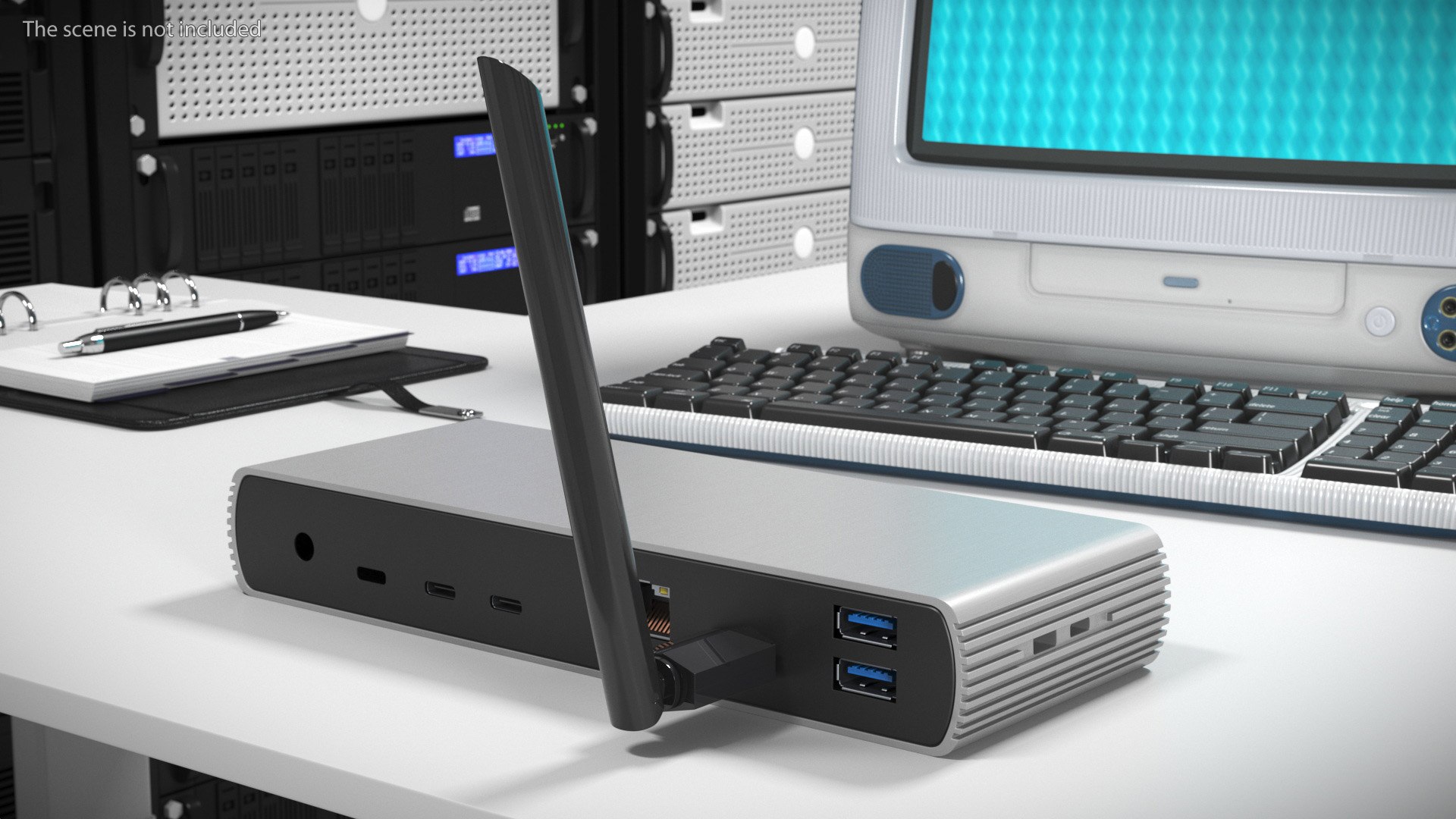 3D Thunderbolt Dock With Wireless Network Adapter - TurboSquid 2413121