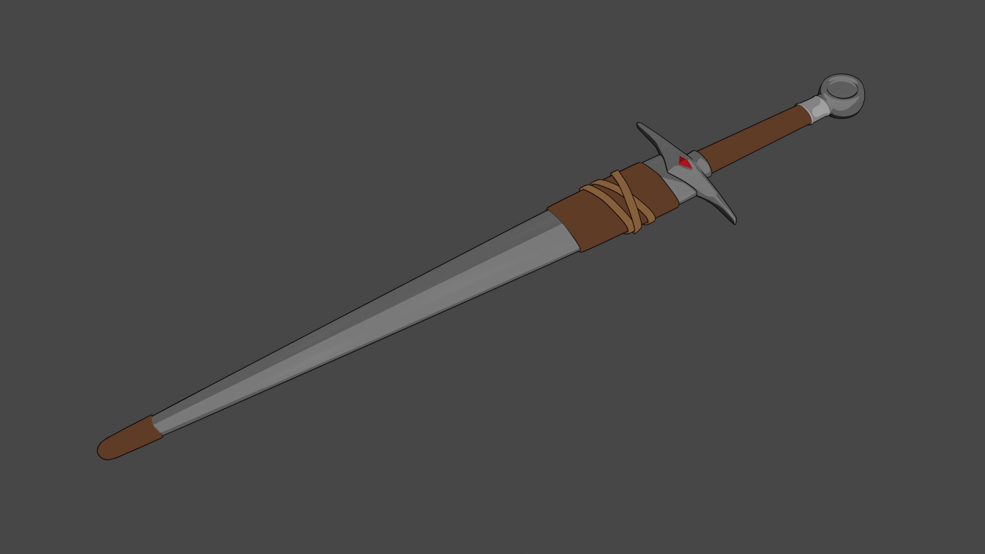 3D Anime Style Medieval Sword Model - TurboSquid 2010662