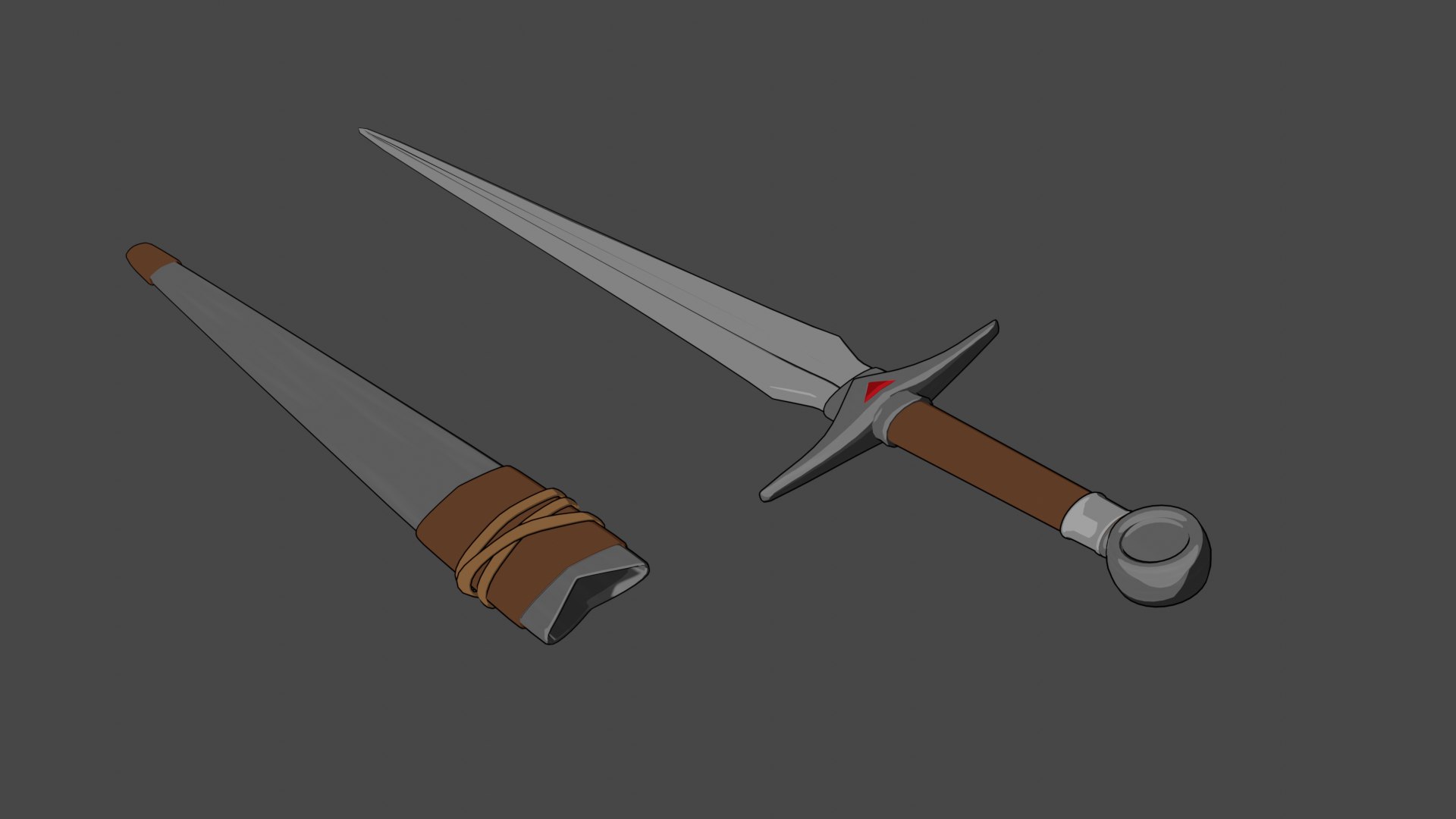 3D Anime Style Medieval Sword Model - TurboSquid 2010662