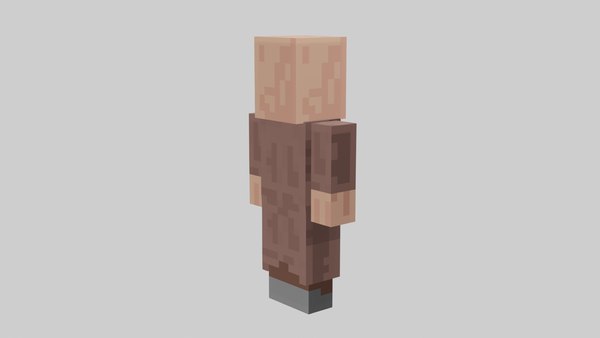 3D модель Minecraft Villager - TurboSquid 2052991