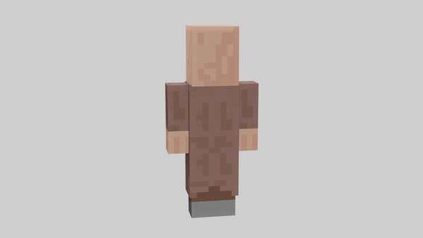 3D модель Minecraft Villager - TurboSquid 2052991