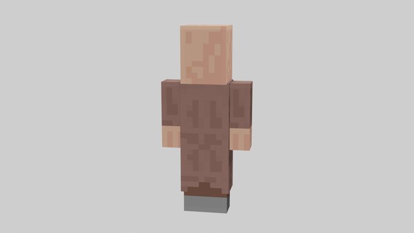 3D модель Minecraft Villager - TurboSquid 2052991