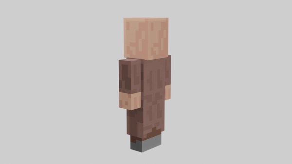 3D модель Minecraft Villager - TurboSquid 2052991