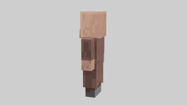 3D модель Minecraft Villager - TurboSquid 2052991