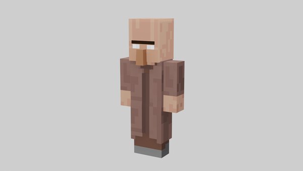 Minecraft Villager 3D 모델 - TurboSquid 2052991