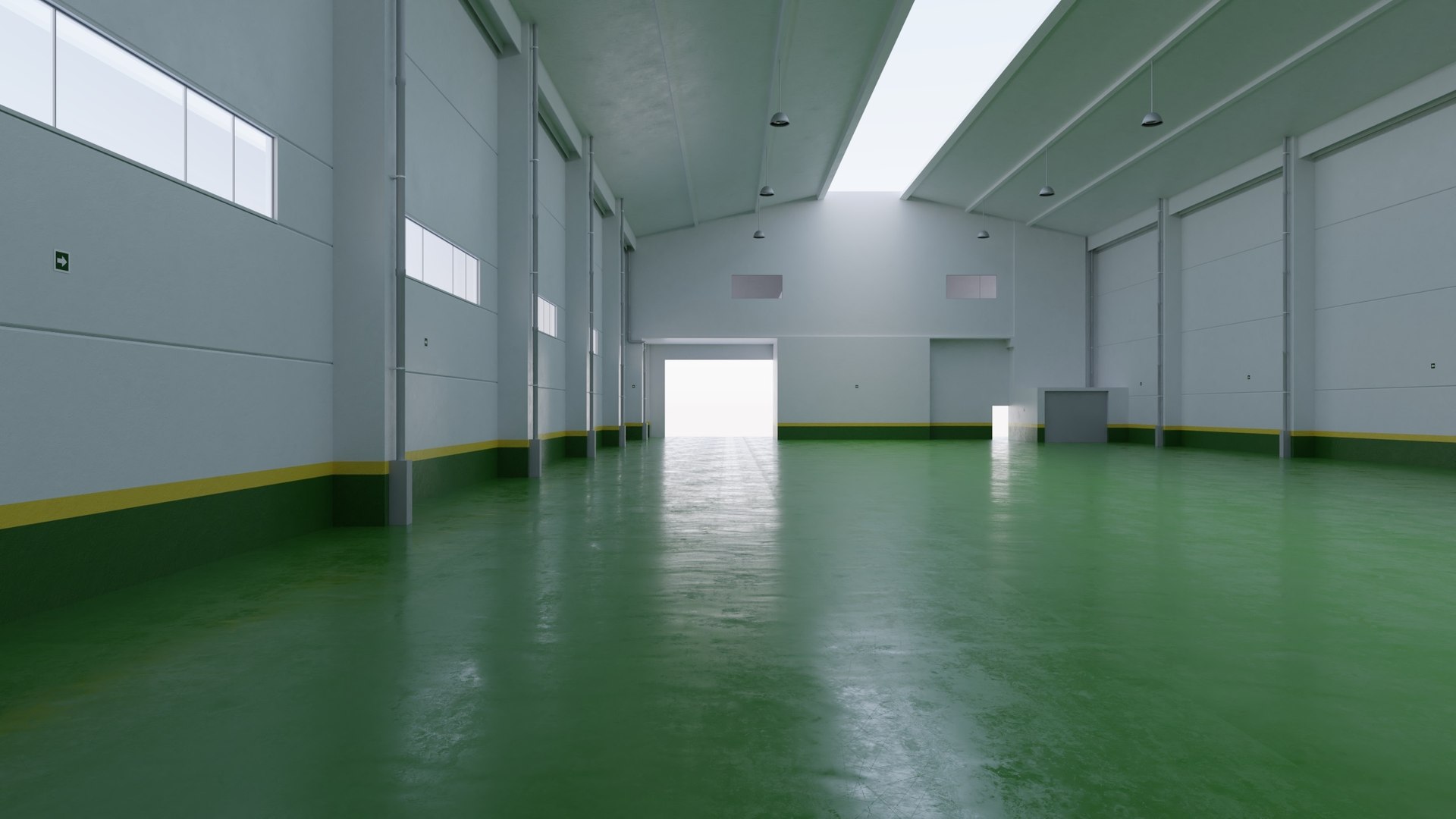 3D Model Hall 4 - TurboSquid 1233493