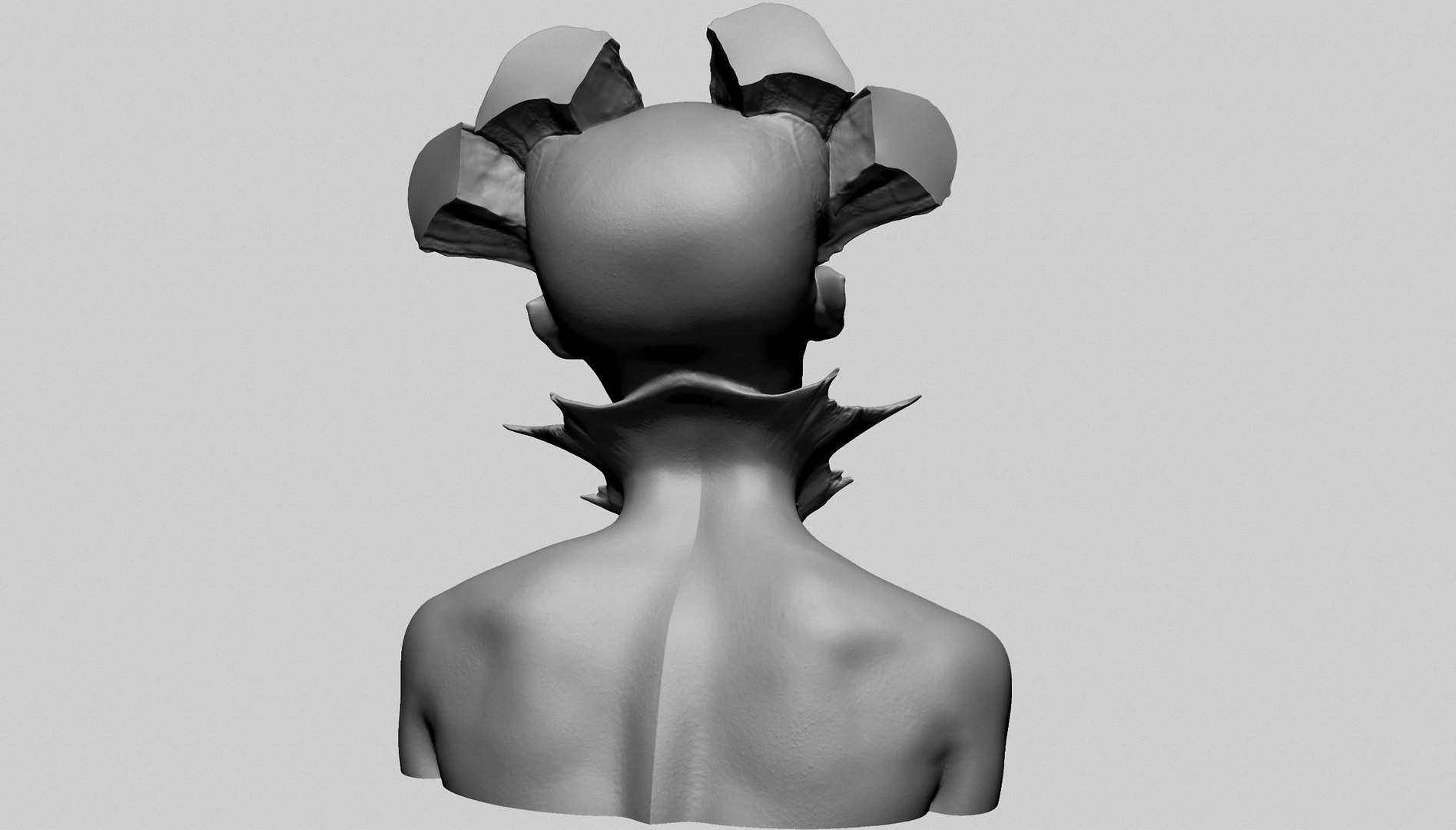 Fantasy Female Bust E 3d Model Turbosquid 2199009