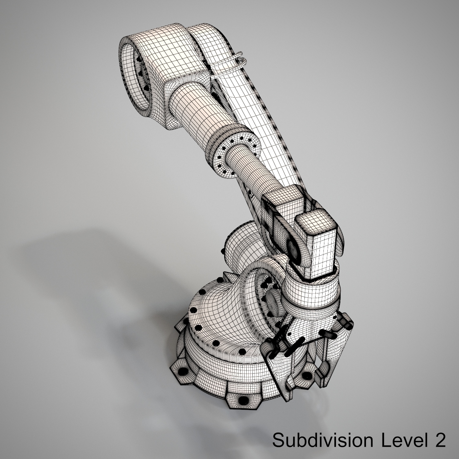 3d model robotic arm 1