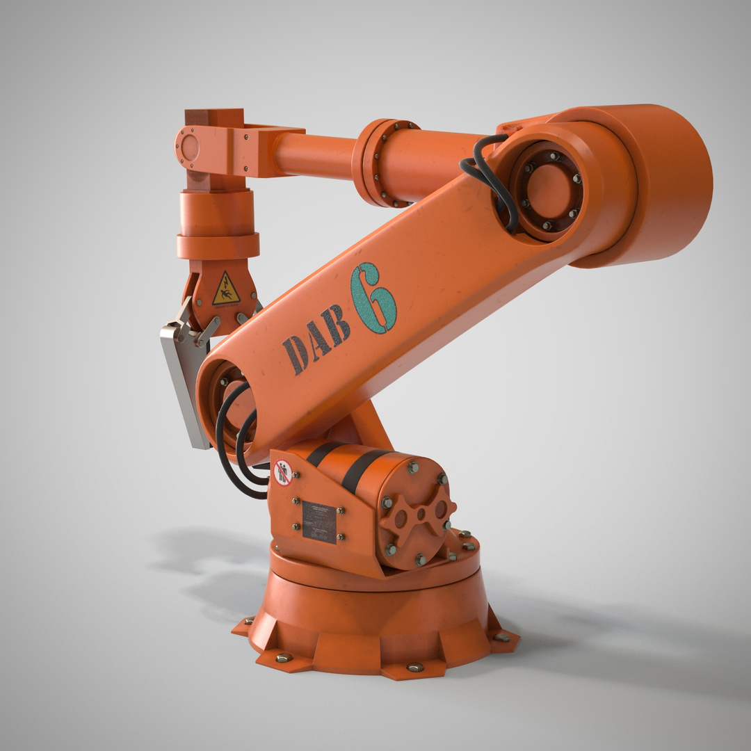 3d model robotic arm 1