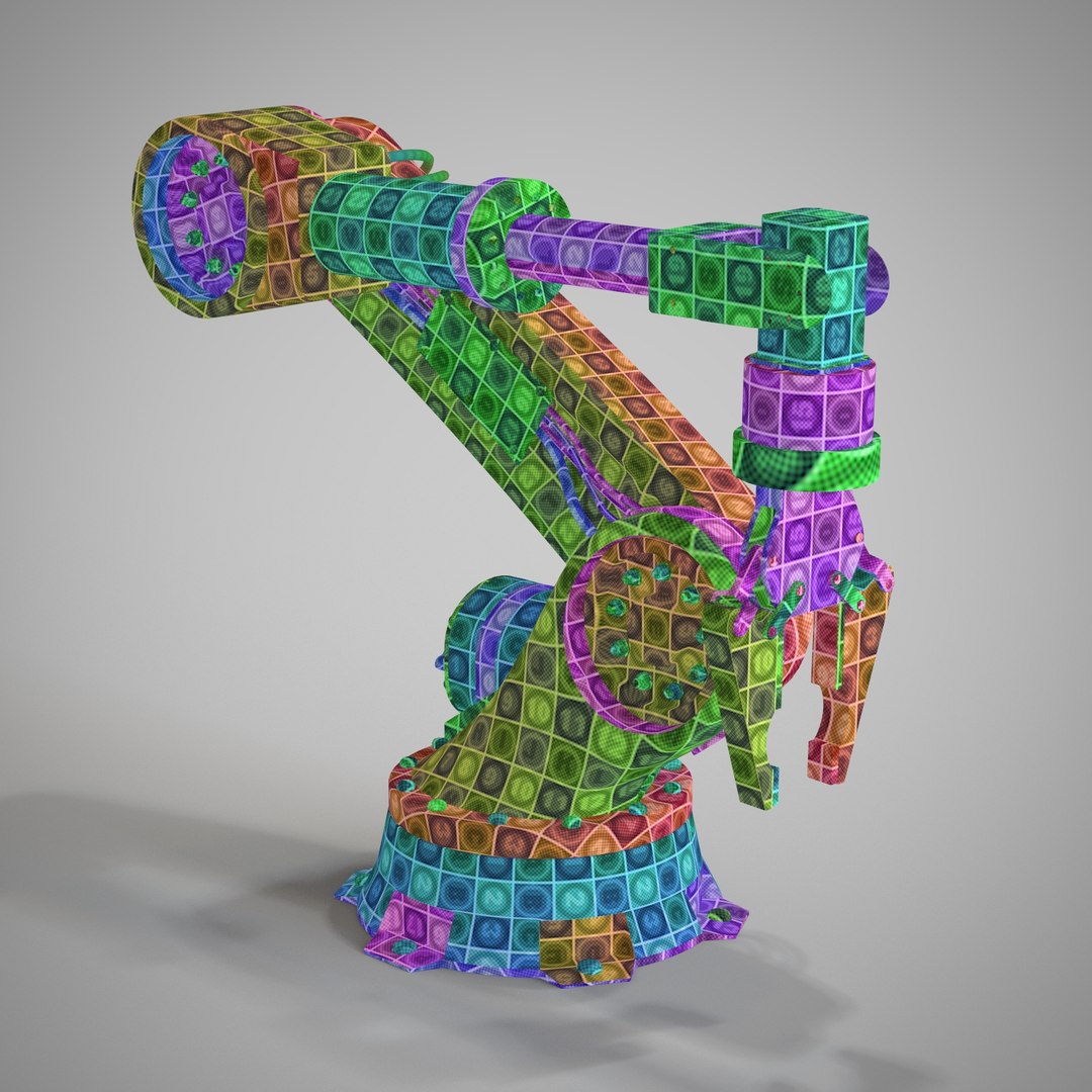 3d model robotic arm 1
