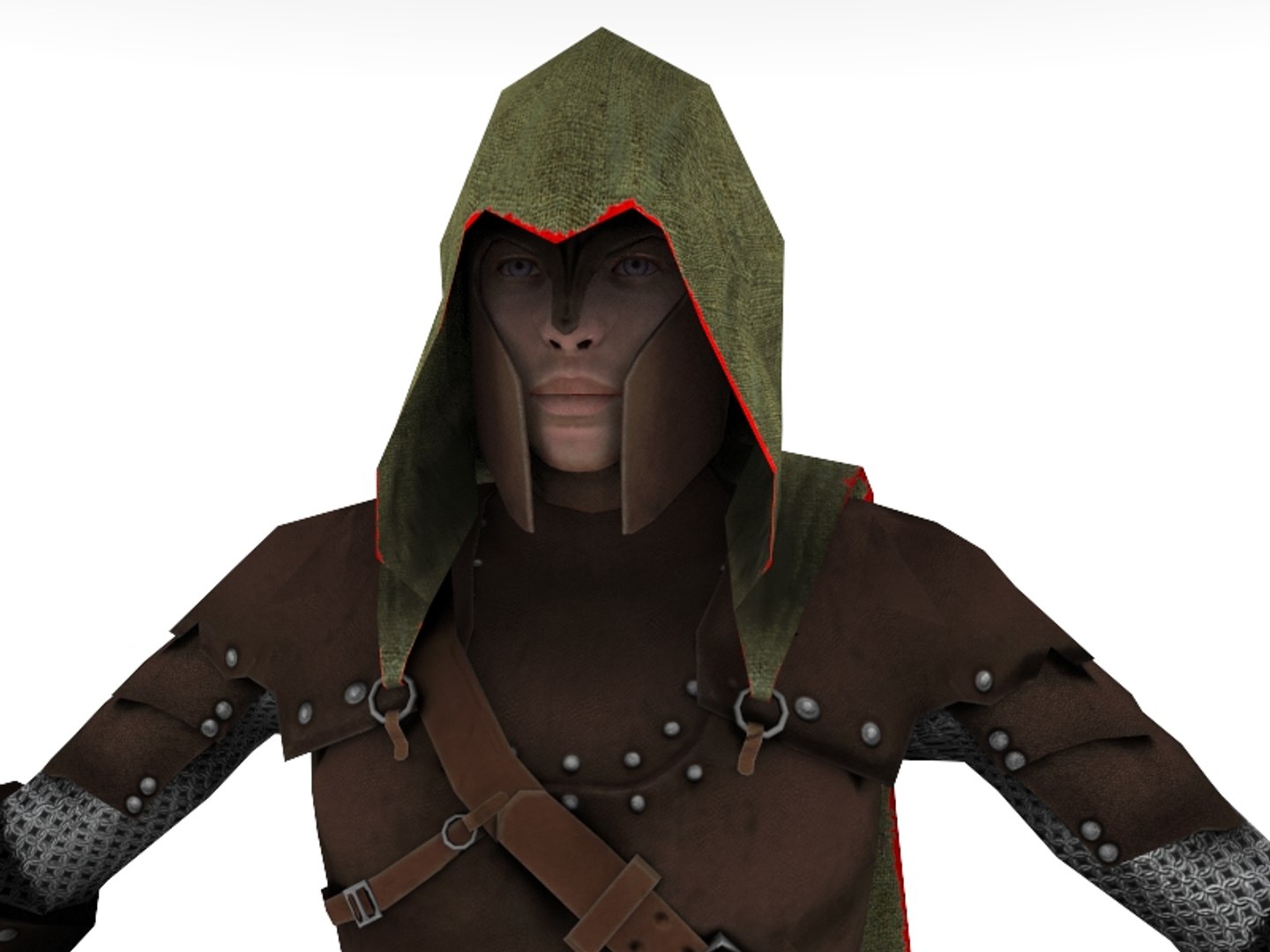 Elf Medieval Low-poly 3D Model - TurboSquid 1304392