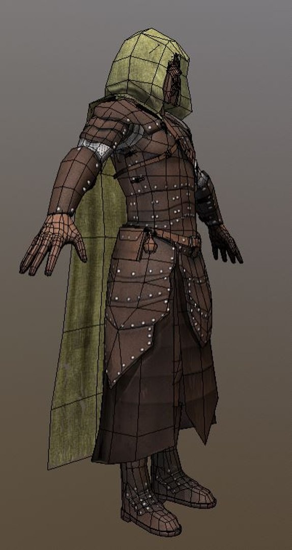 Elf Medieval Low-poly 3D Model - TurboSquid 1304392