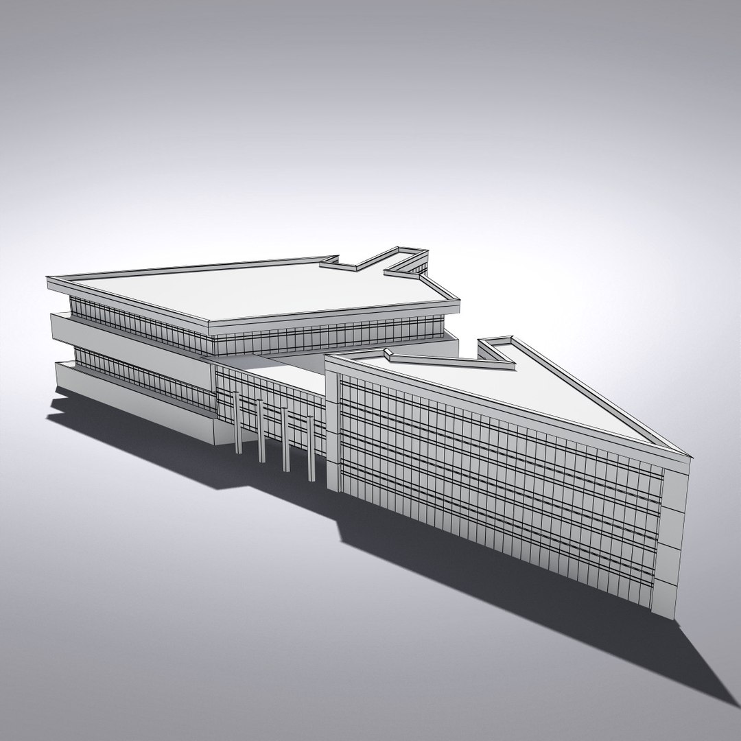 3d Model Modern Generic Building