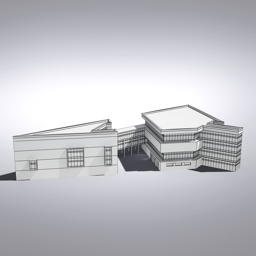 3d Model Modern Generic Building