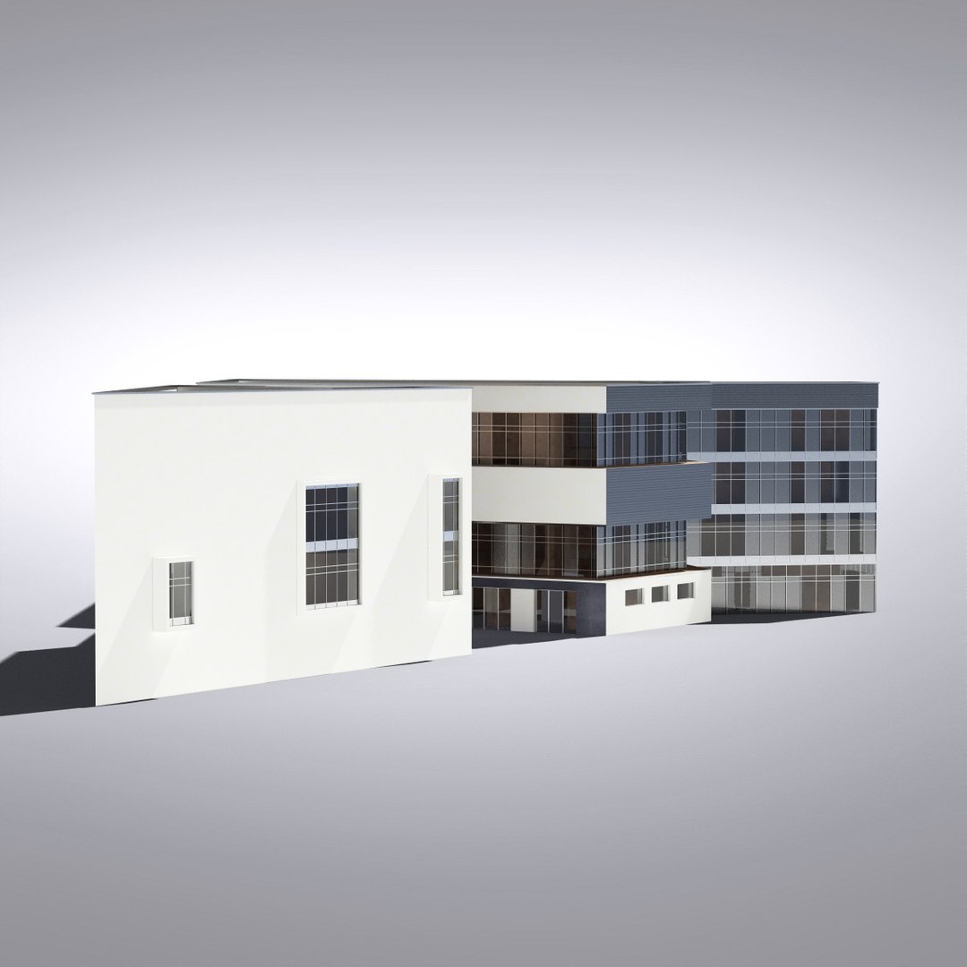 3d Model Modern Generic Building