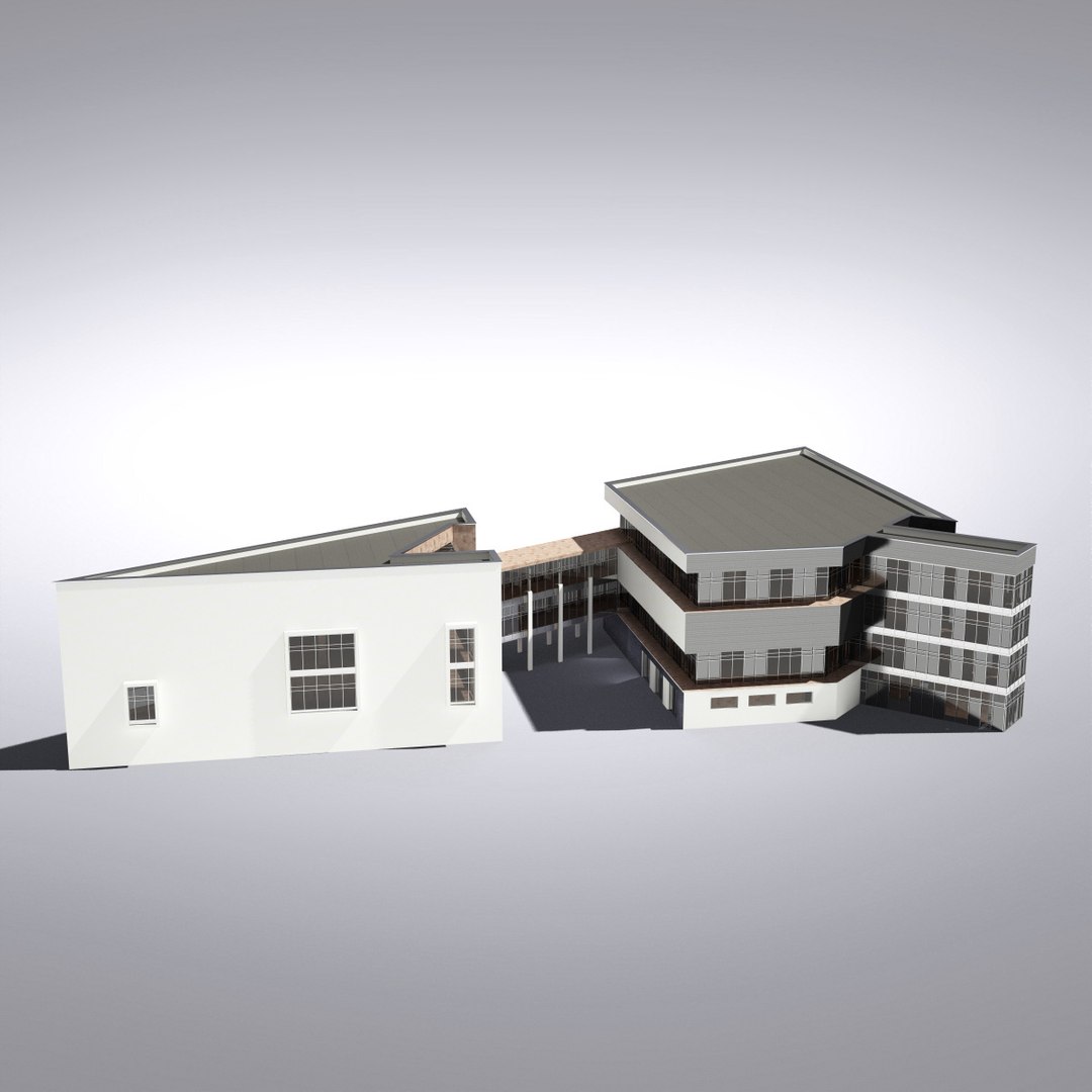 3d Model Modern Generic Building