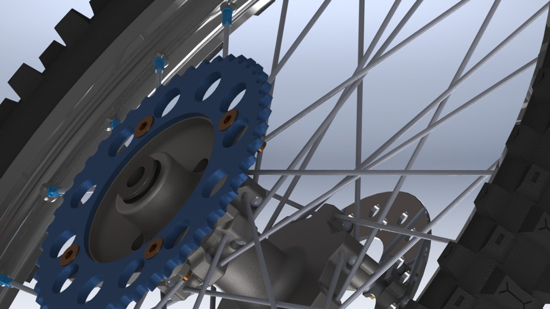 3d Rear Wheel