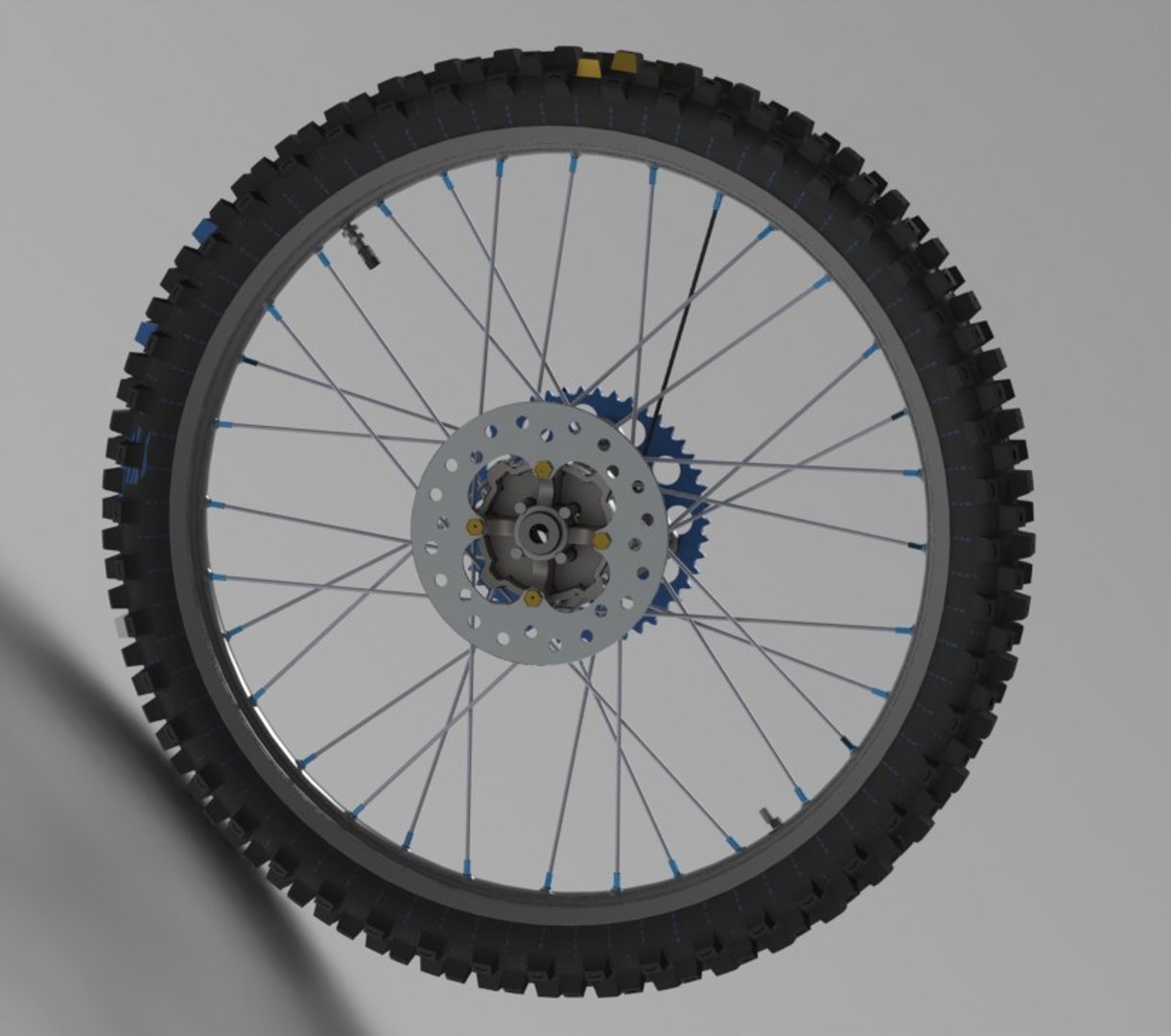 3d Rear Wheel