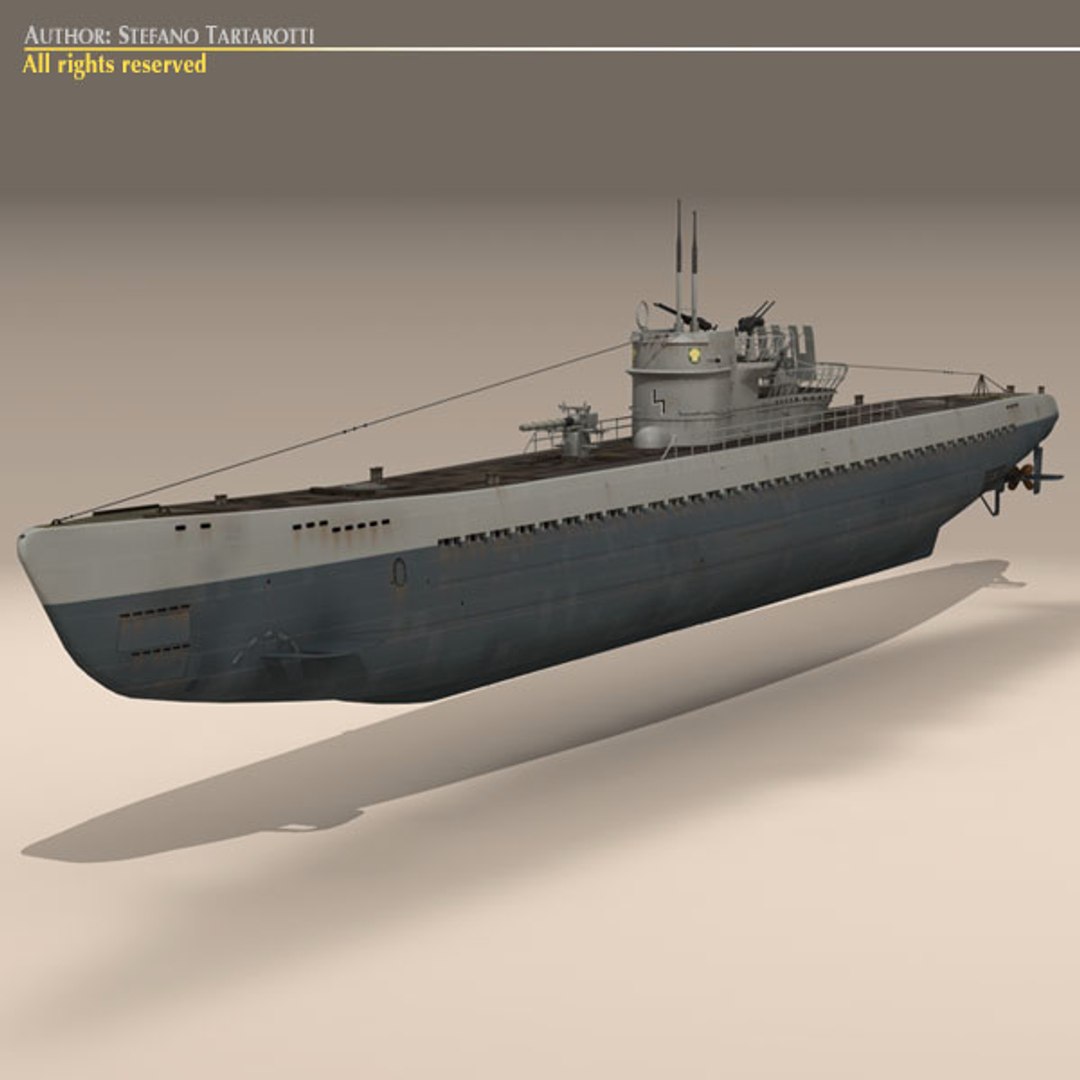 3ds Type Ix U-boat Submarine