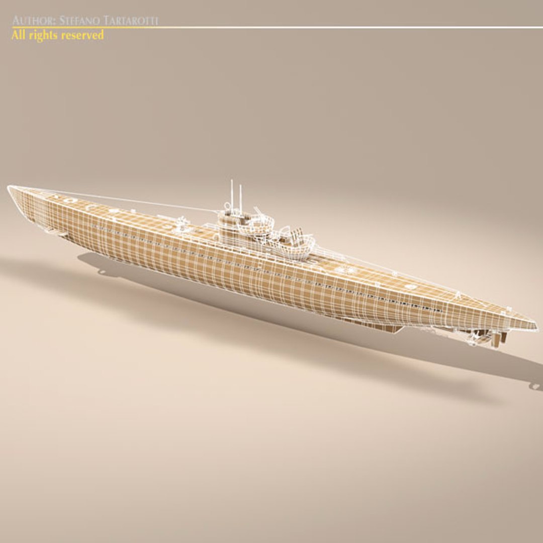 3ds Type Ix U-boat Submarine