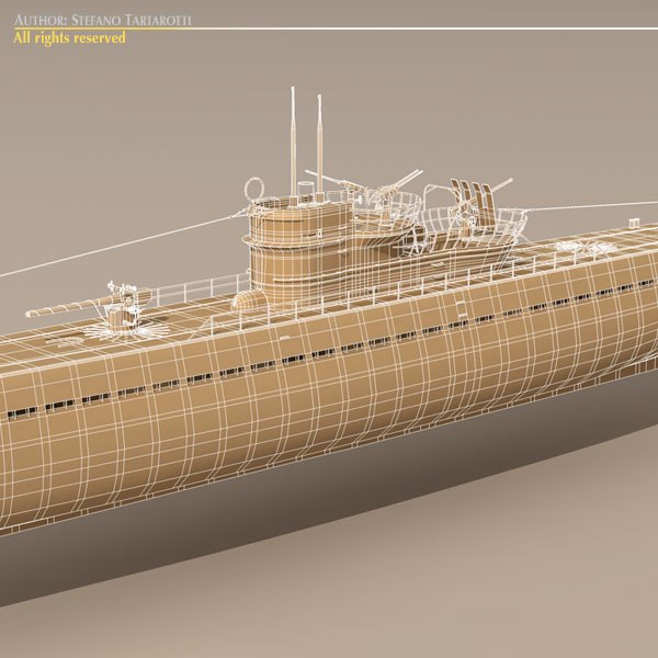 3ds type ix u-boat submarine