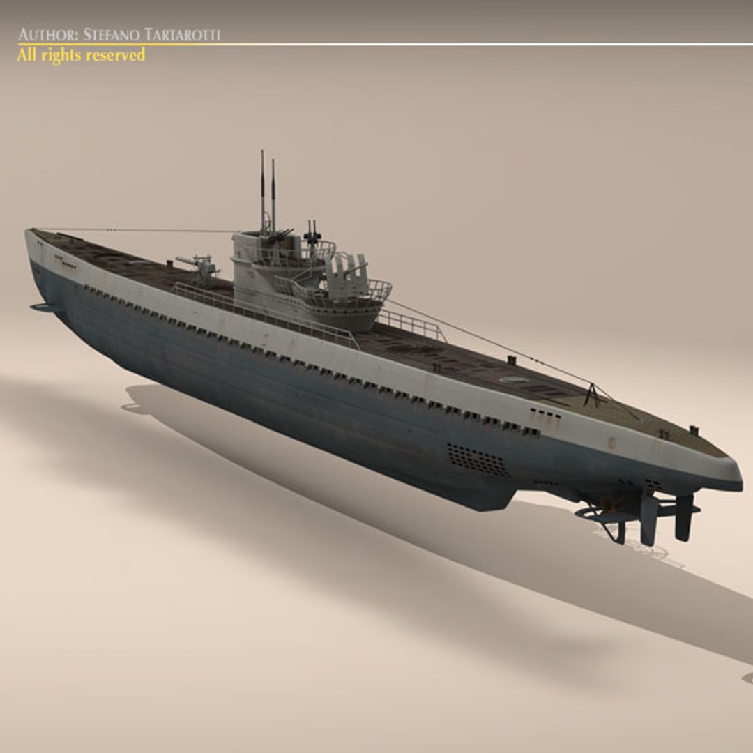 3ds Type Ix U-boat Submarine