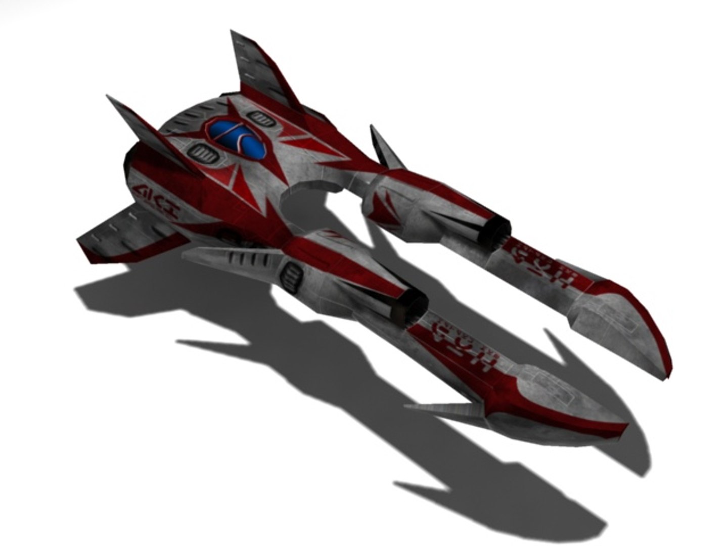 Complete Racing Ship 3d Model