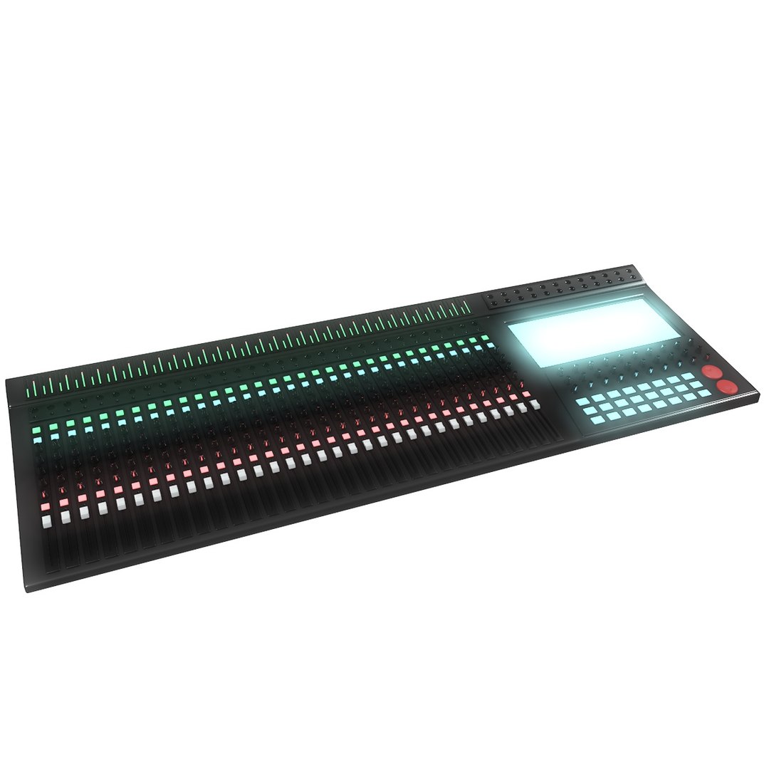 3D Mixing Console model - TurboSquid 2016995