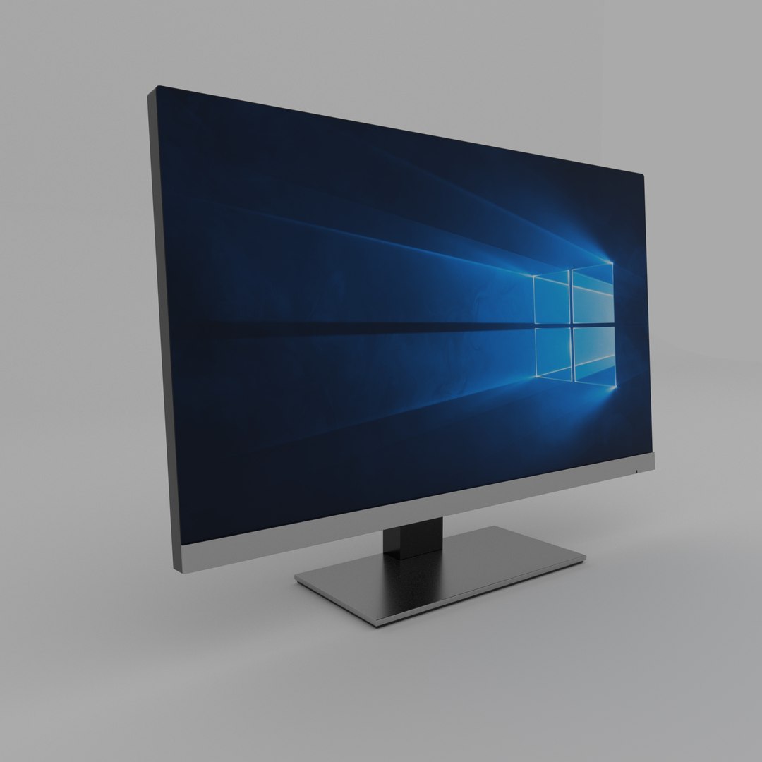 3D model pc monitor unbranded - TurboSquid 1713673