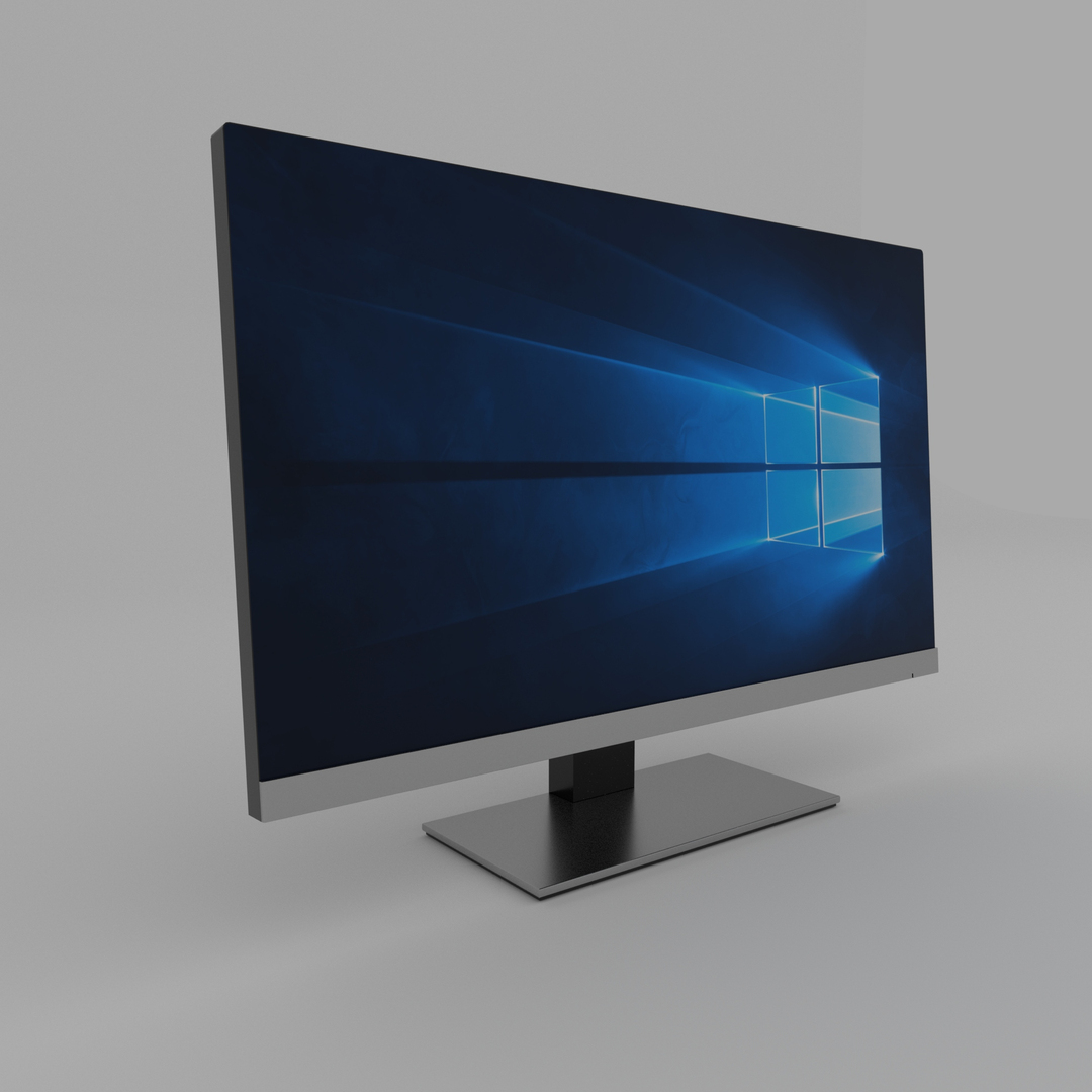 Monitor de PC sem marca Modelo 3D - TurboSquid 1713673