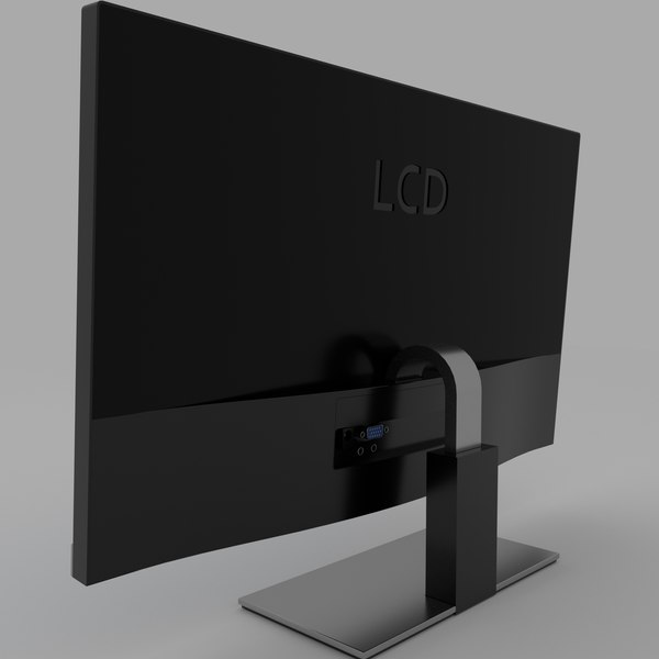 3D model pc monitor unbranded - TurboSquid 1713673