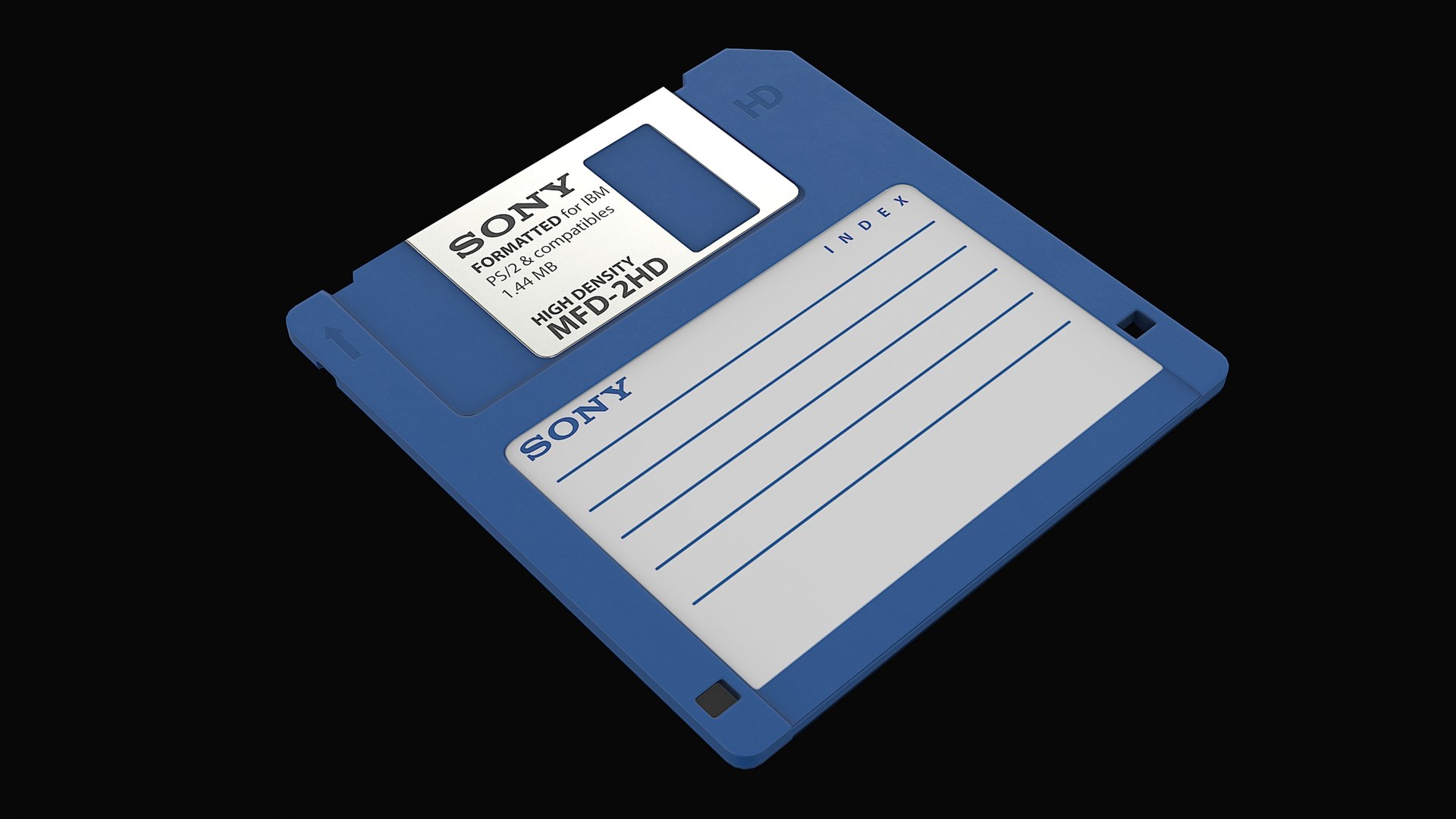3D Model Sony Floppy Disk - TurboSquid 2217174