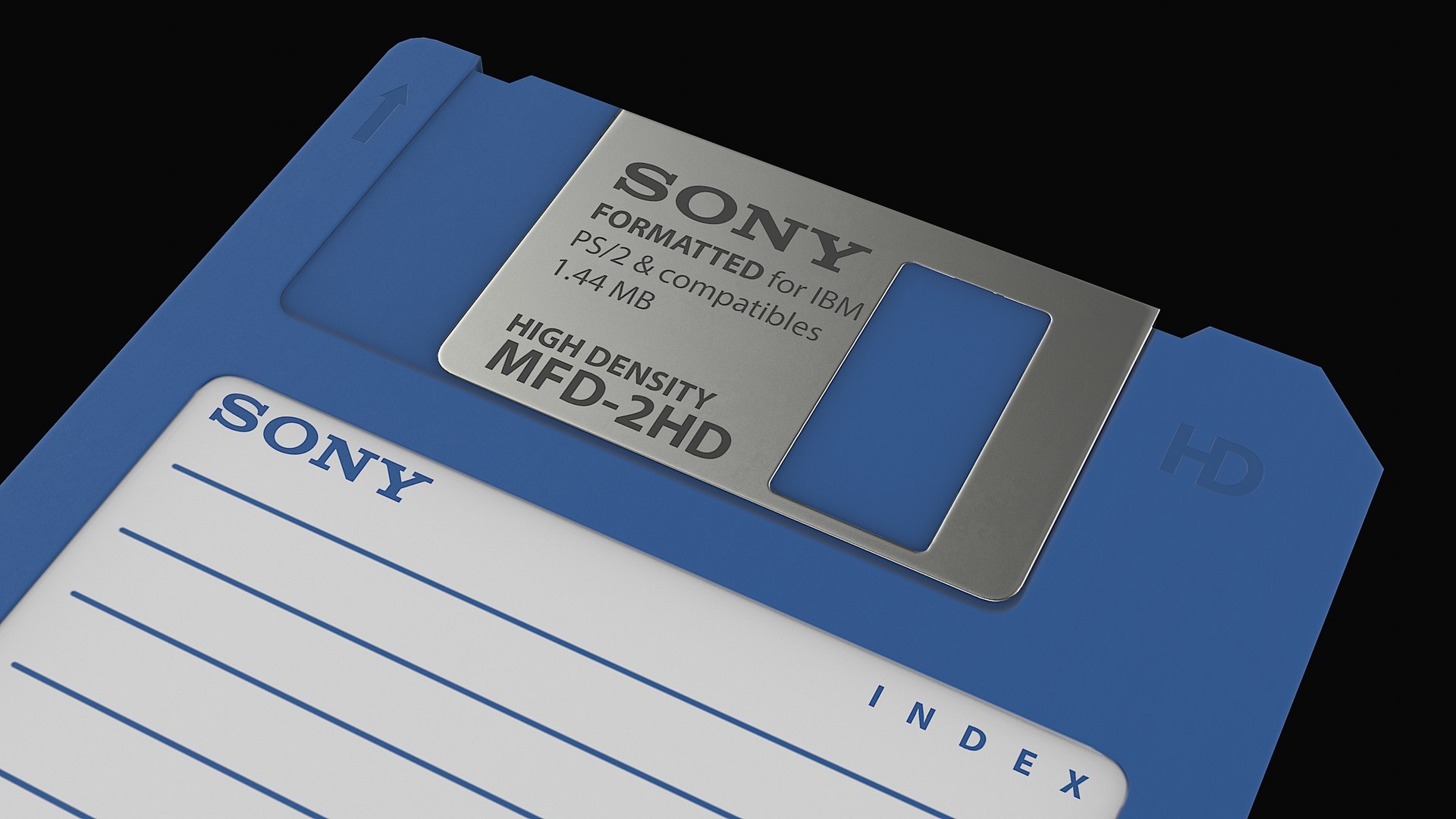 3D Model Sony Floppy Disk - TurboSquid 2217174