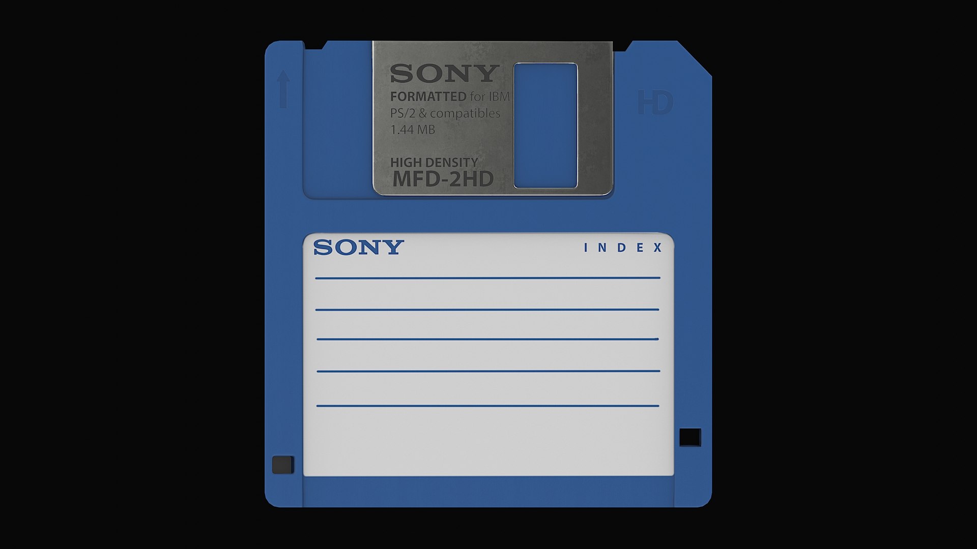 3D Model Sony Floppy Disk - TurboSquid 2217174