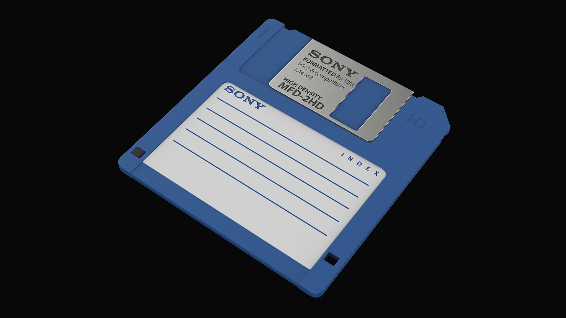 3D Model Sony Floppy Disk - TurboSquid 2217174